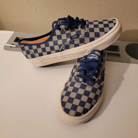 Vans | Shoes | Vans X Harry Potter Ravenclaw Gray Blue Checkboard ...